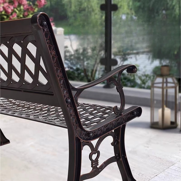 Wrought Iron Bench No.3 – Garden Plus