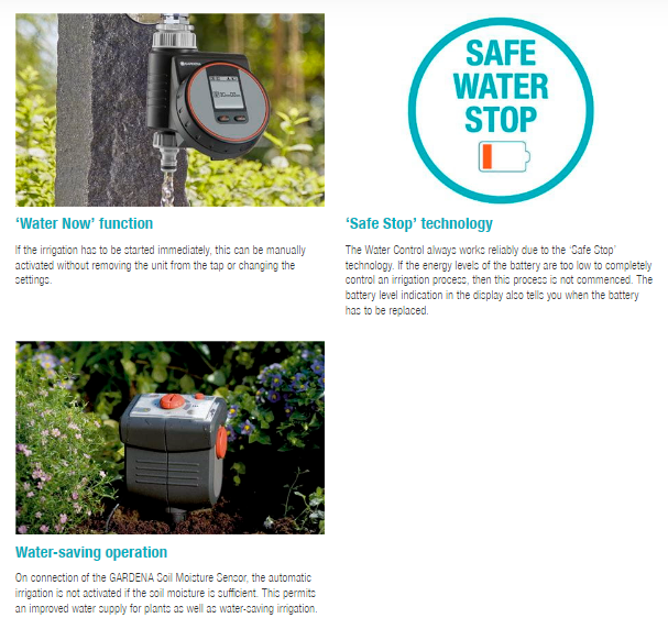 Gardena Water Control Flex 1890-20 Garden Plus