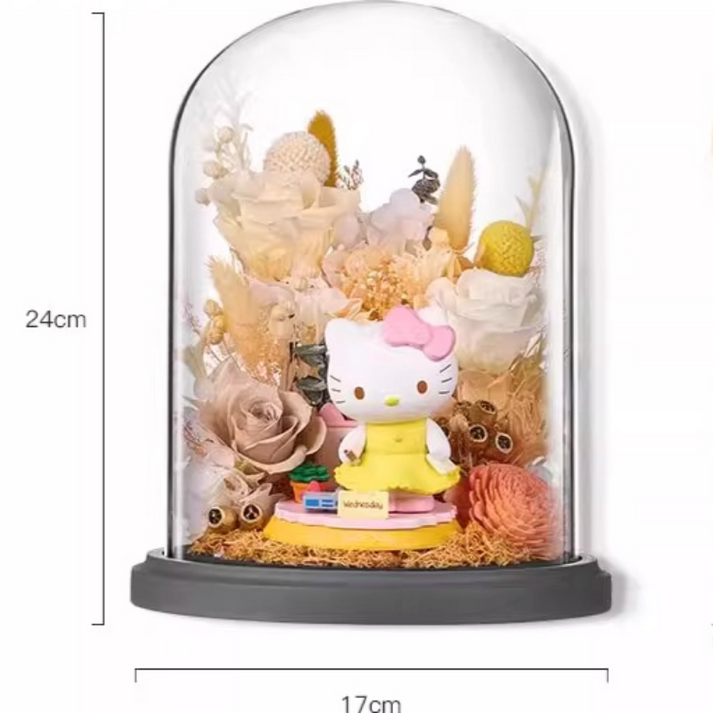 Hello Kitty Preserved Rose Arrangement – Garden Plus