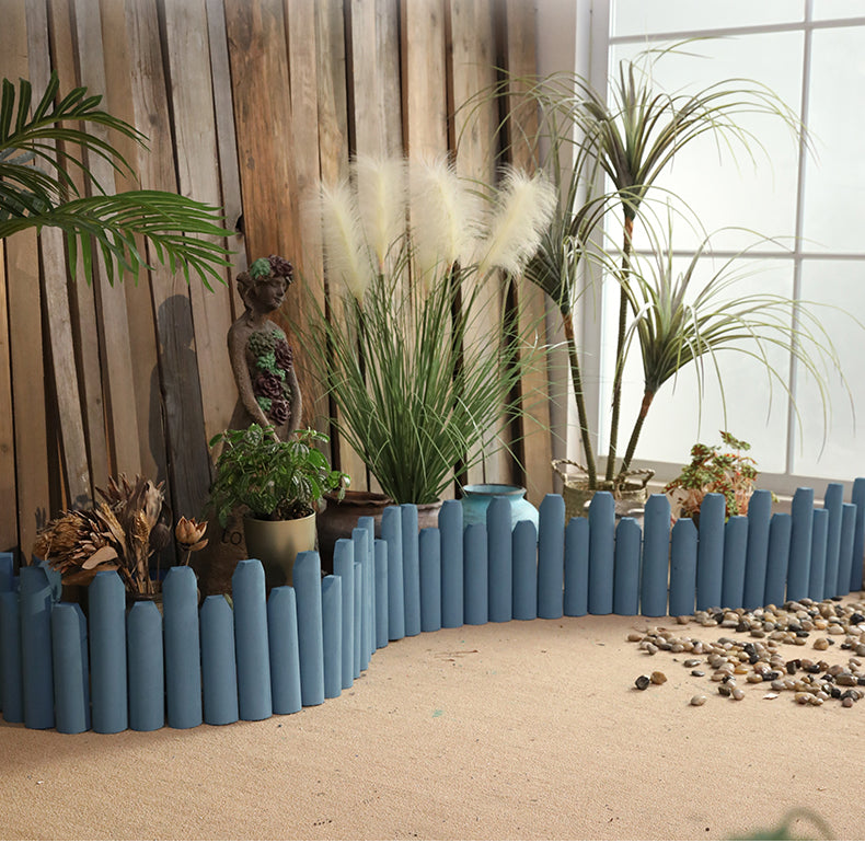 Wooden Pile Fence Garden Plus
